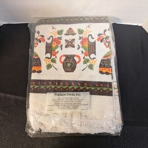 Vintage | Dining | Newvtg Pennsylvania Dutch Parisian Print Folk Art ...